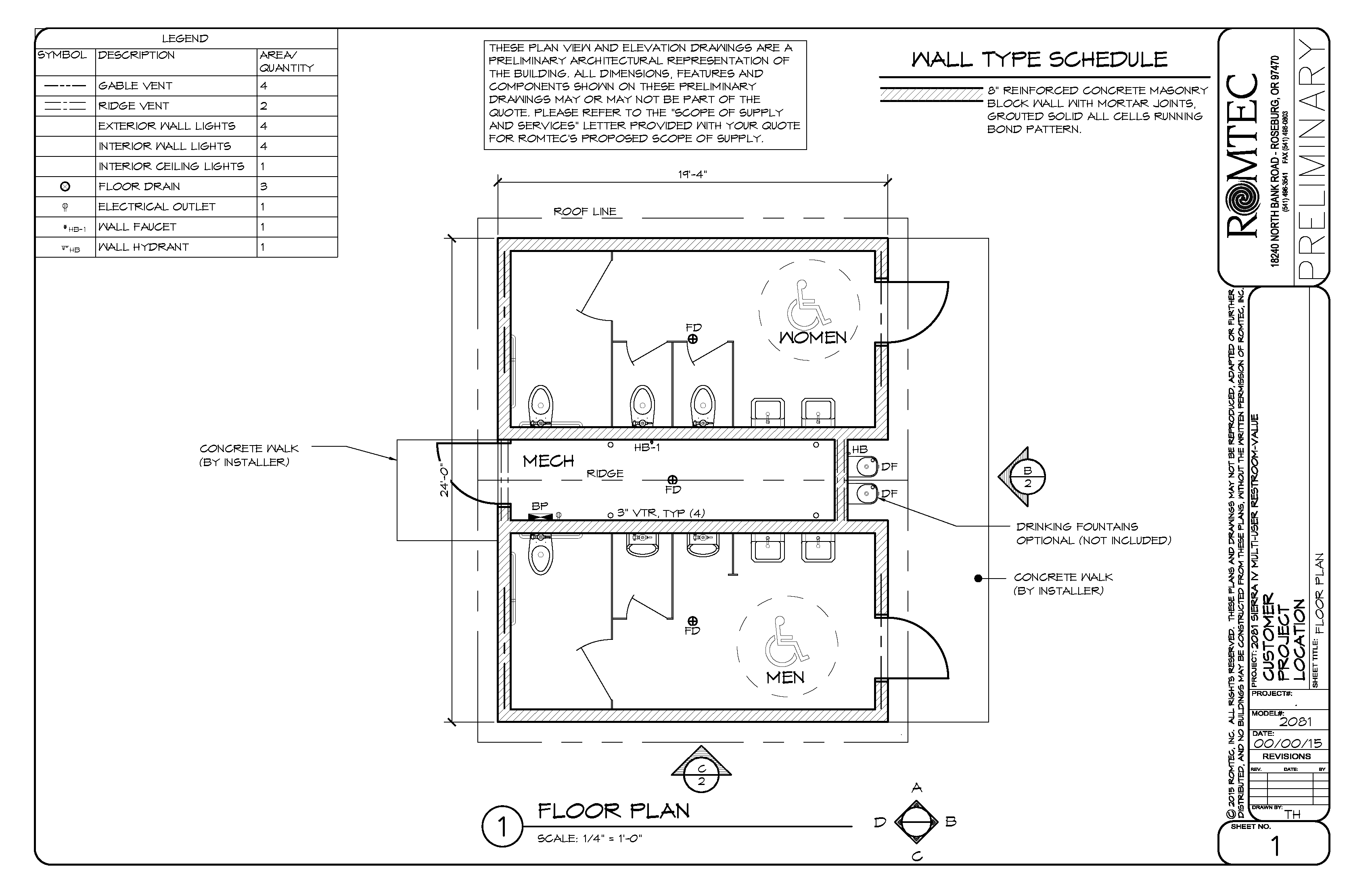 Large Restrooms - Romtec Inc.