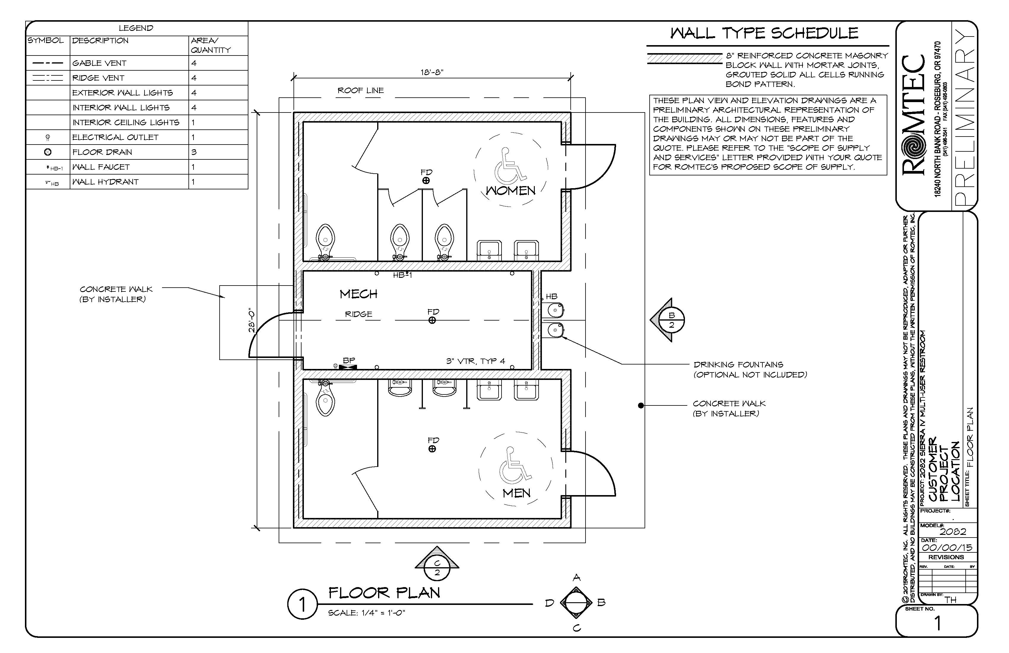 Large Restrooms - Romtec Inc.