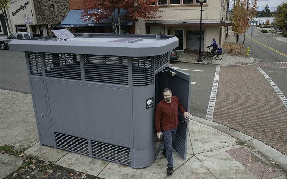 Single-User Sidewalk Restrooms - Romtec Inc.