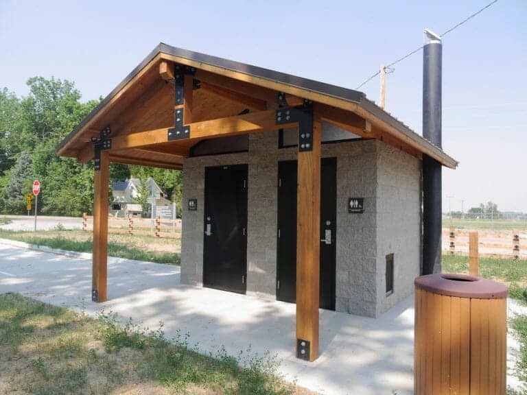 Waterless Vault Restroom at Highland Lake Recreation Area