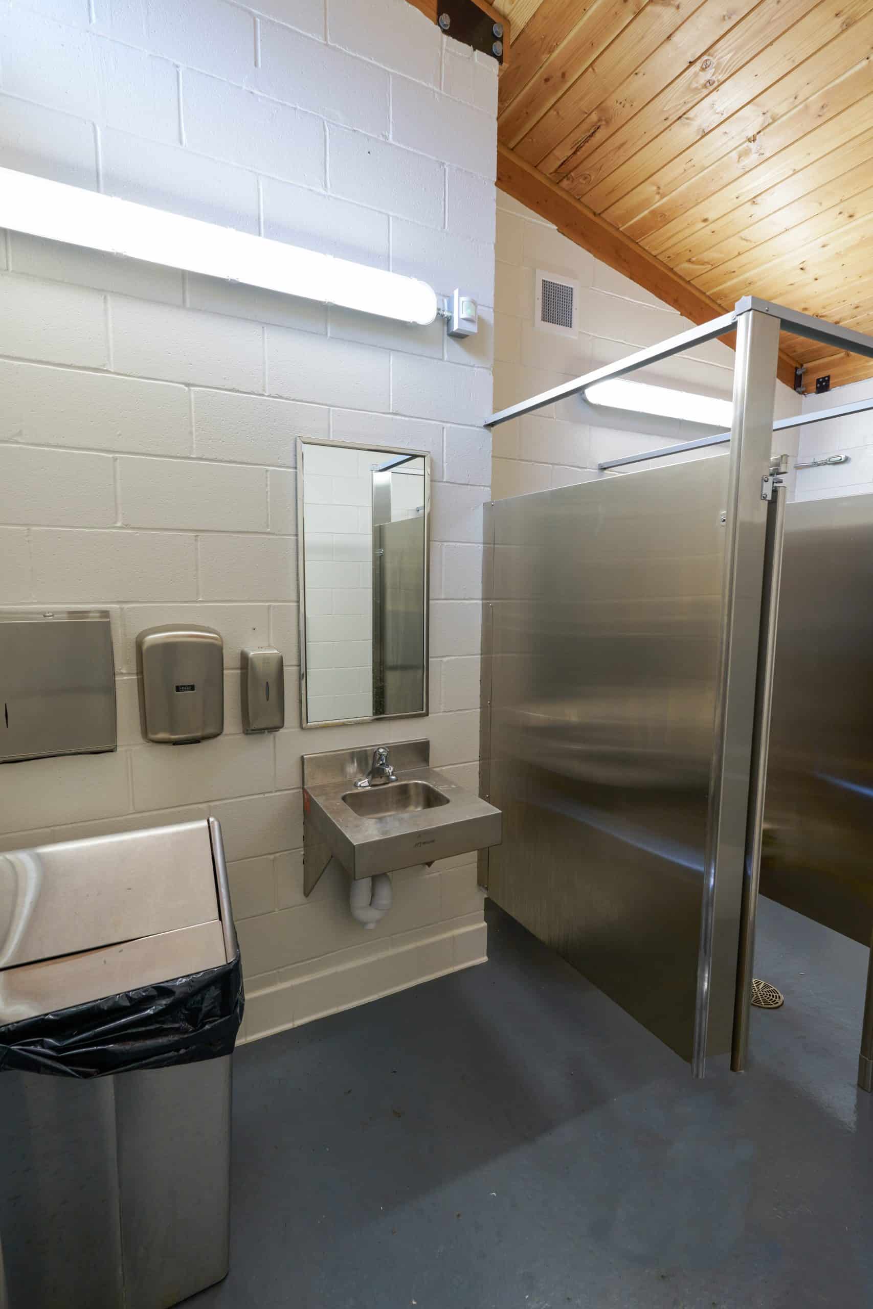 2-Stall Restroom for Draper Drive Park - Fairfax, VA - Romtec Inc.
